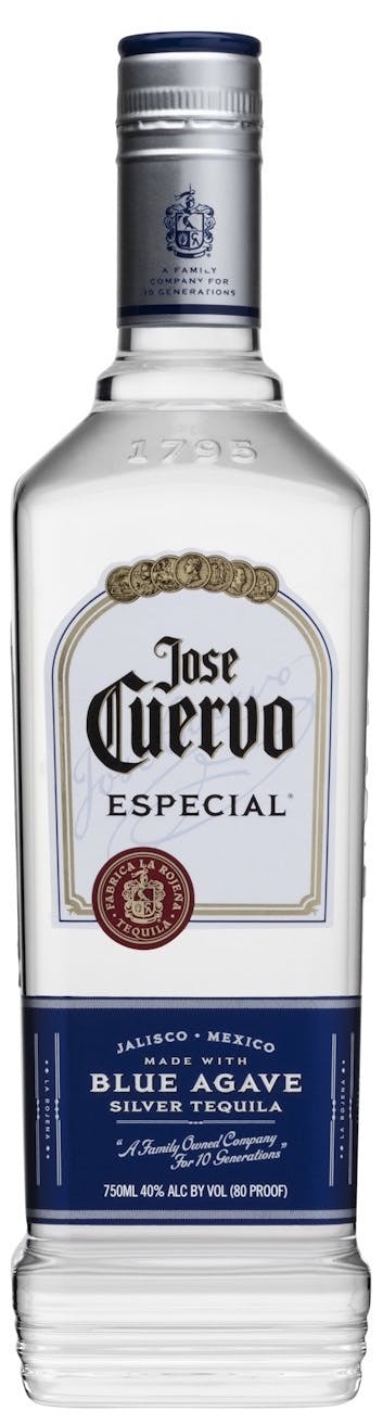 Jose Cuervo 80 Proof Especial Blue Agave Silver Tequila Bottle – Mann ...